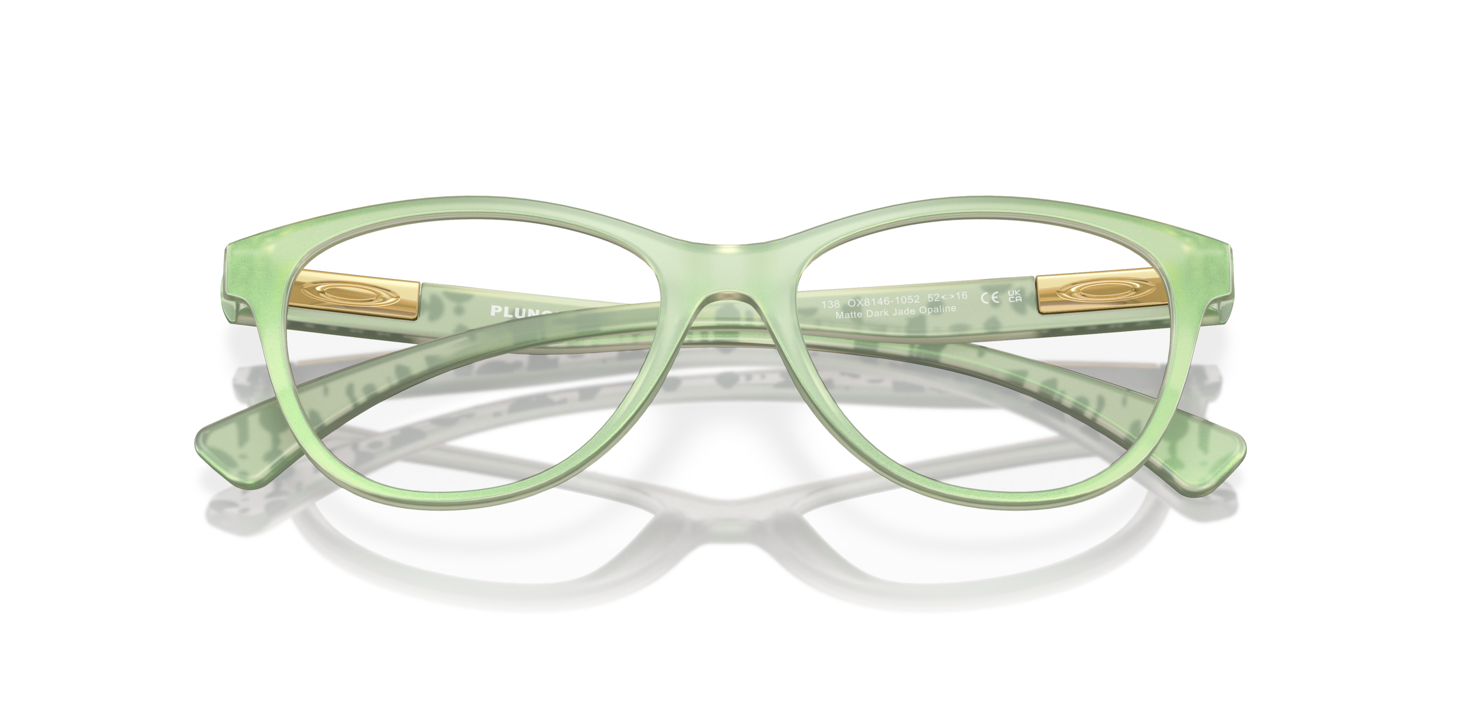 Oakley Plungeline™ Eyeglasses with Matte Dark Jade Opaline Frame ...