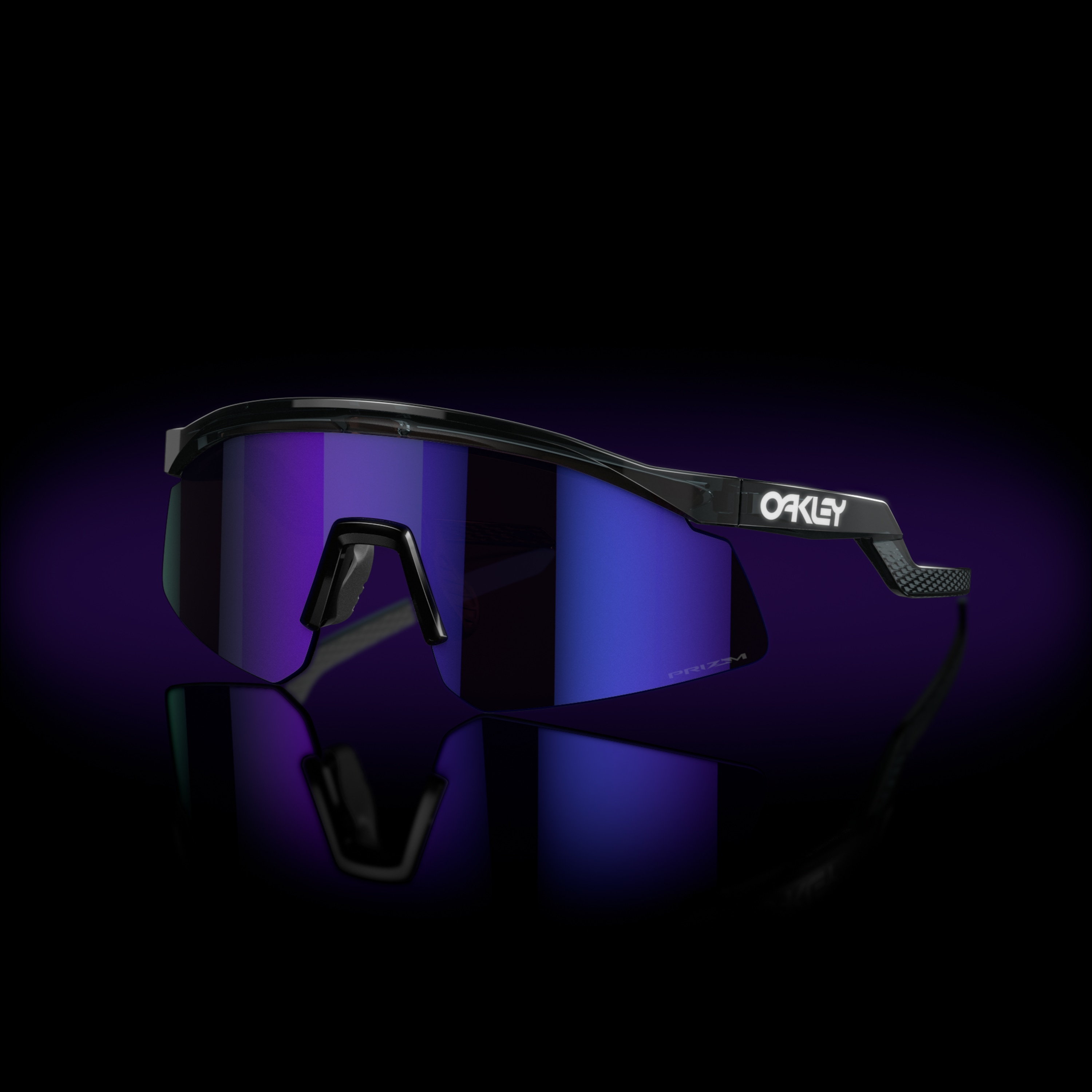 Hydra Prizm Violet Lenses Crystal Black Frame Sunglasses Oakley® Us