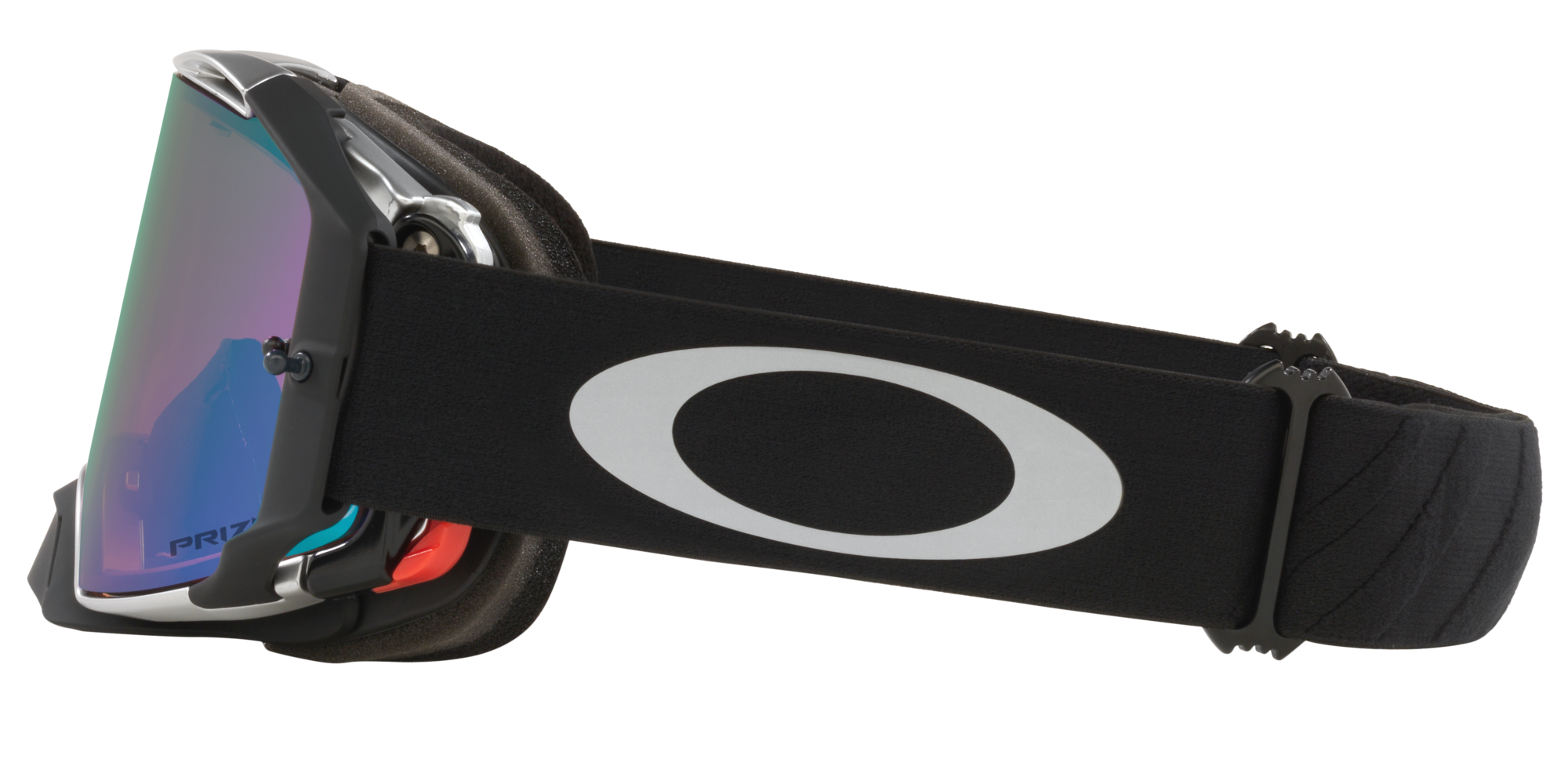Oakley Airbrake® MX Goggles with Tuff Blocks Gunmetal Black Strap and ...