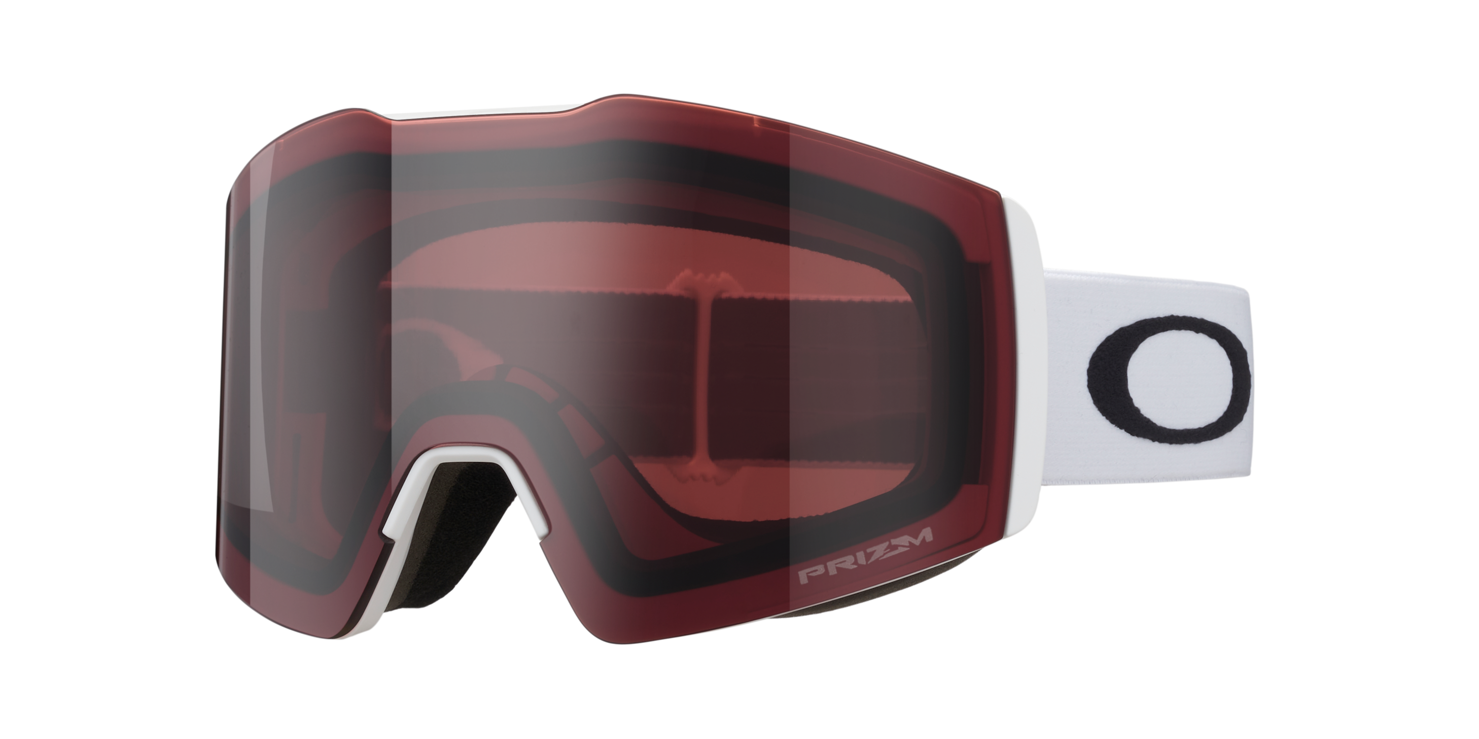 Oakley Fall Line M Snow Goggles - Matte White - Prizm Snow Garnet ...