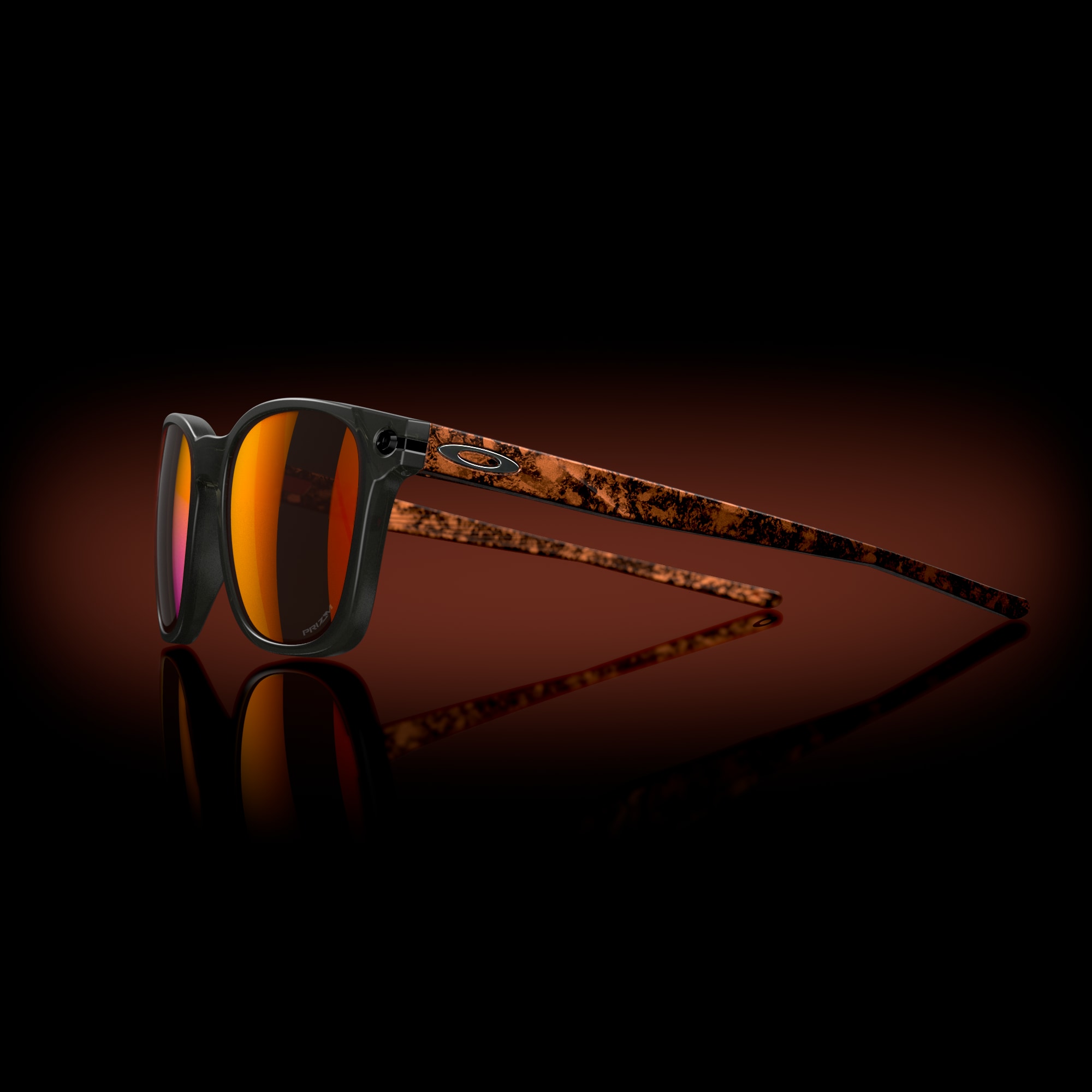 Oakley Ojector Sunglasses with Matte Grey Smoke Frame and Prizm Ruby ...