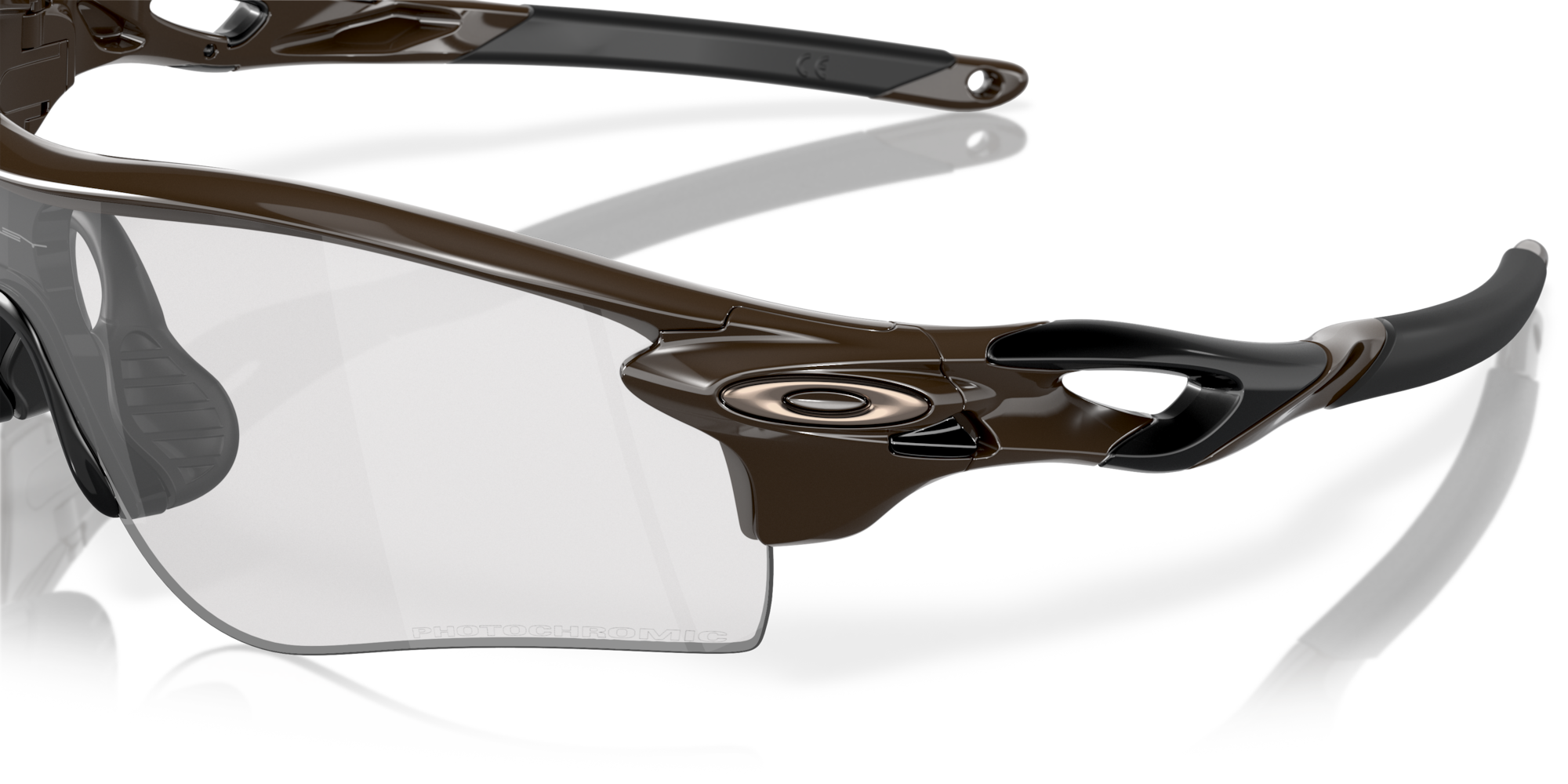 RadarLock® Path® (Low Bridge Fit) Clear to Black Iridium Photochromic ...