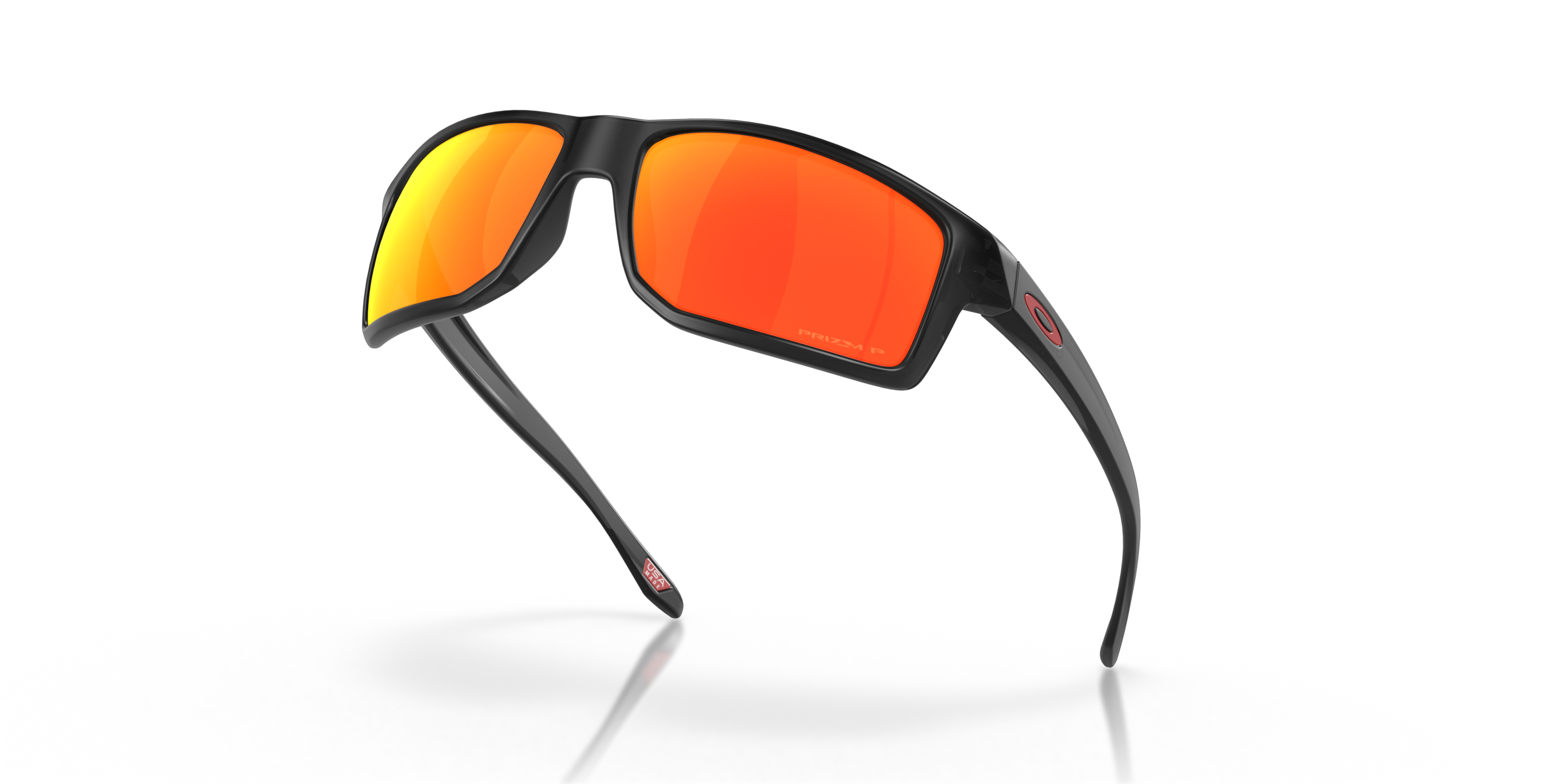 Gibston Prizm Ruby Polarized Lenses, Black Ink Frame Sunglasses ...