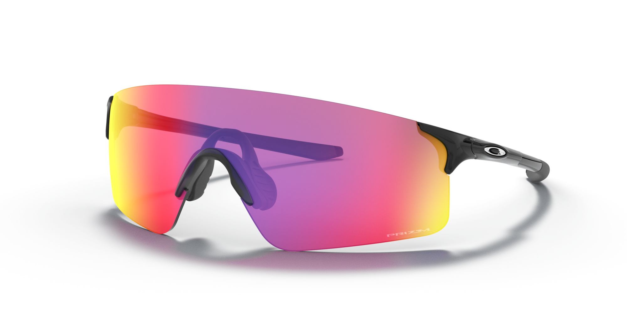 EVZero™ Blades (Low Bridge Fit) Prizm Road Lenses, Polished Black Frame ...