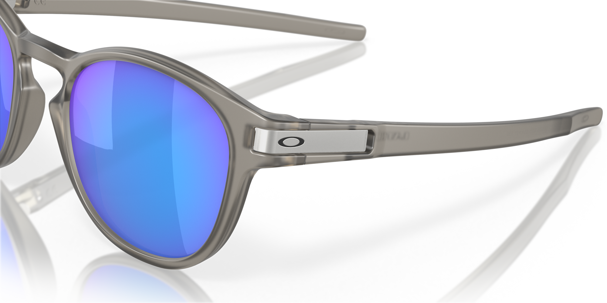 Oakley Latch™ Sunglasses with Matte Grey Ink Frame and Prizm Sapphire ...
