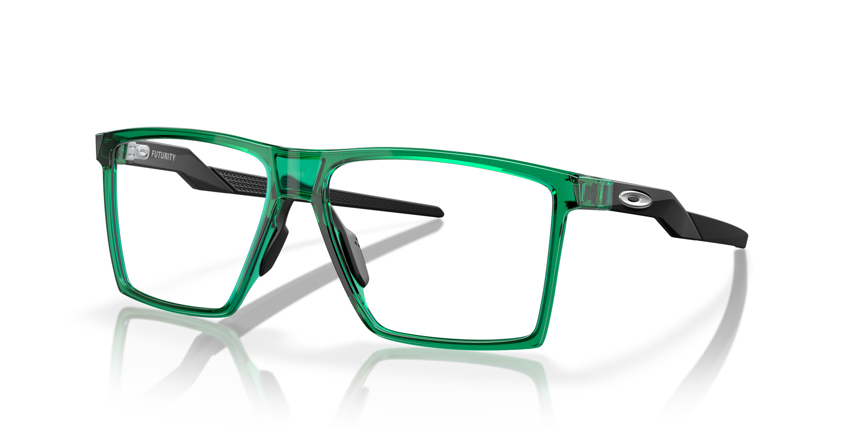 Futurity Transparent Dark Viridian Eyeglasses | Oakley® AU