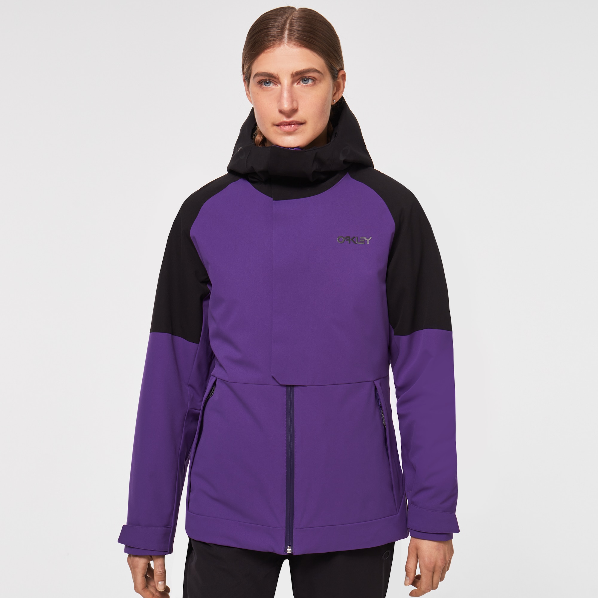 Oakley Camelia Insulated Jacket - Blackout/Deep Violet | Oakley® US