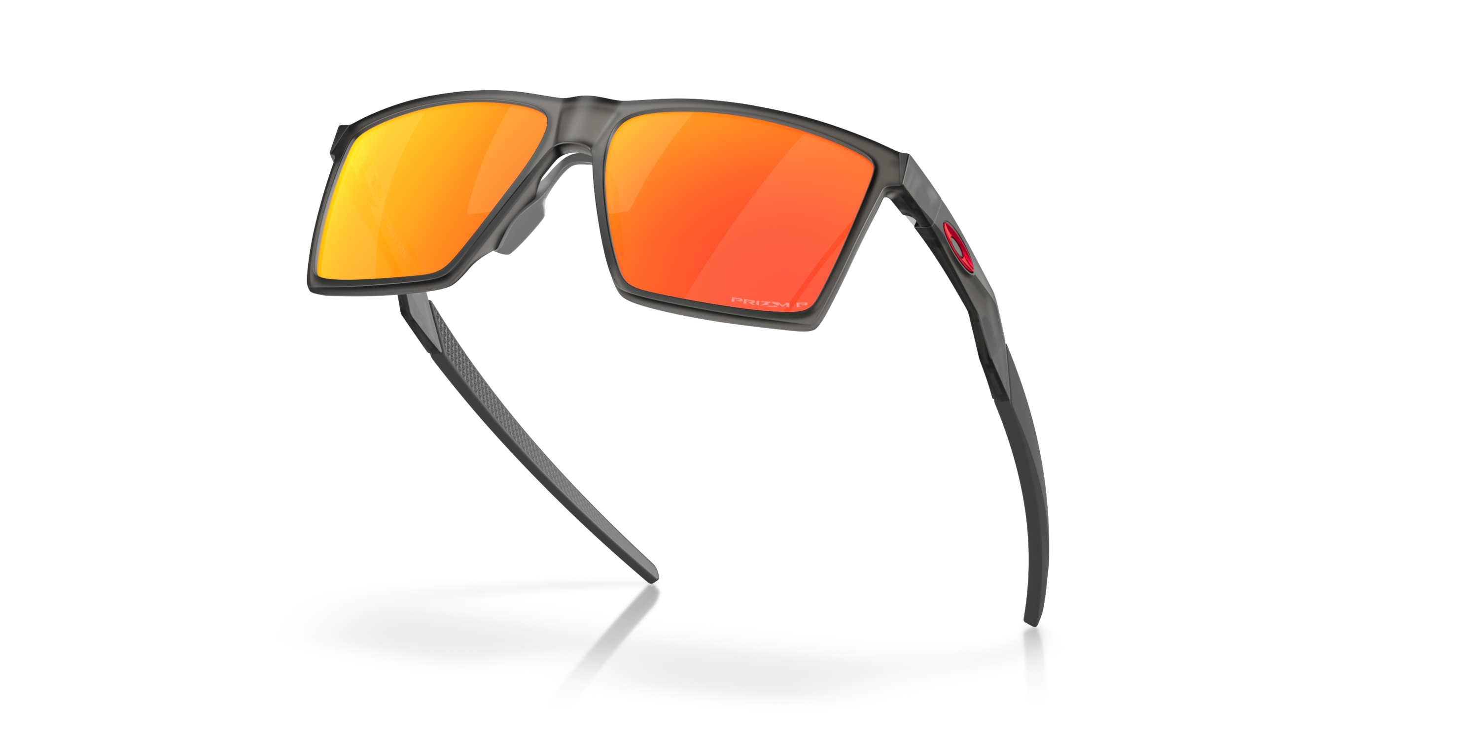 Futurity Prizm Ruby Polarized Lenses, Satin Grey Smoke Frame Sunglasses ...