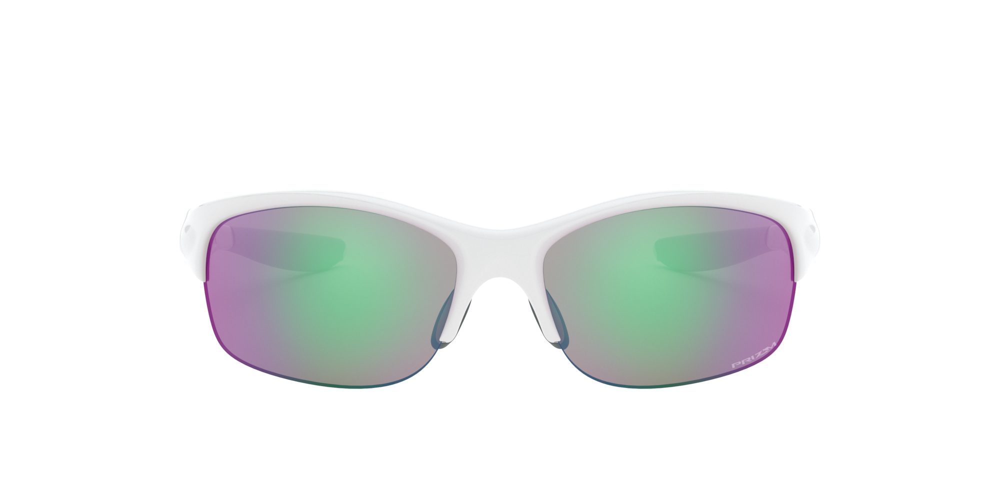 Commit® Square Prizm Golf Lenses, Polished White Frame Sunglasses | Oakley® US