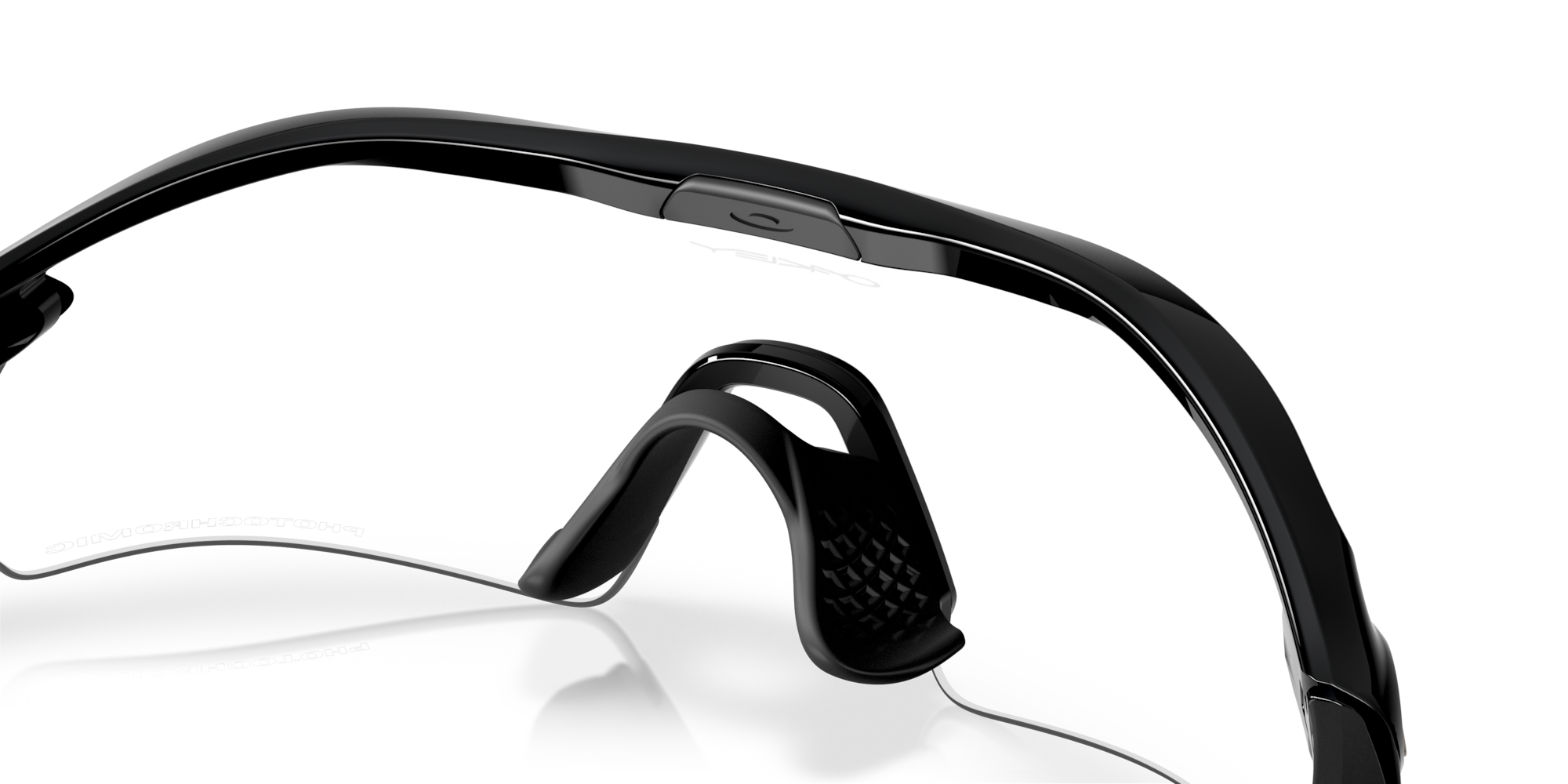 オークリー Radar® Plate サングラス Polished BlackフレームとClear to Black Iridium ...