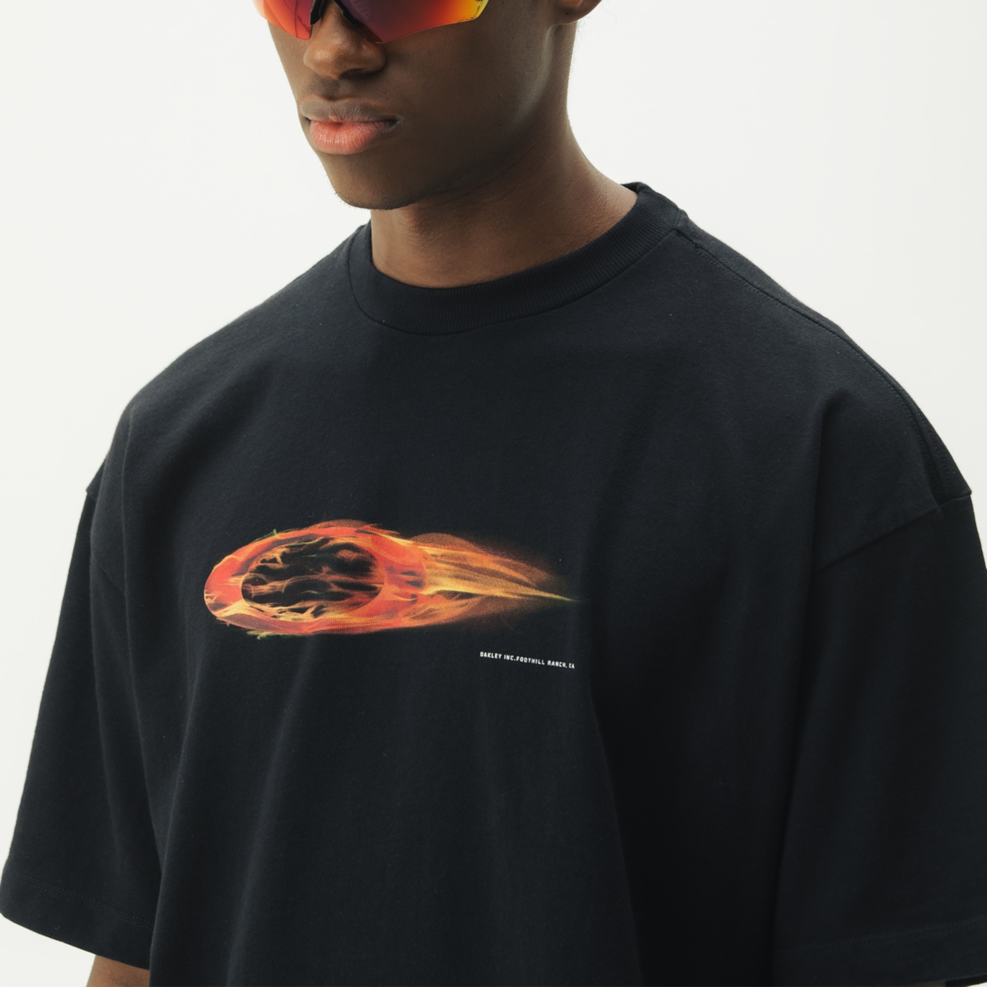 Oakley Camiseta Masc Mod Software Flame T-Shirt Piet - Blackout | Oakley® BR