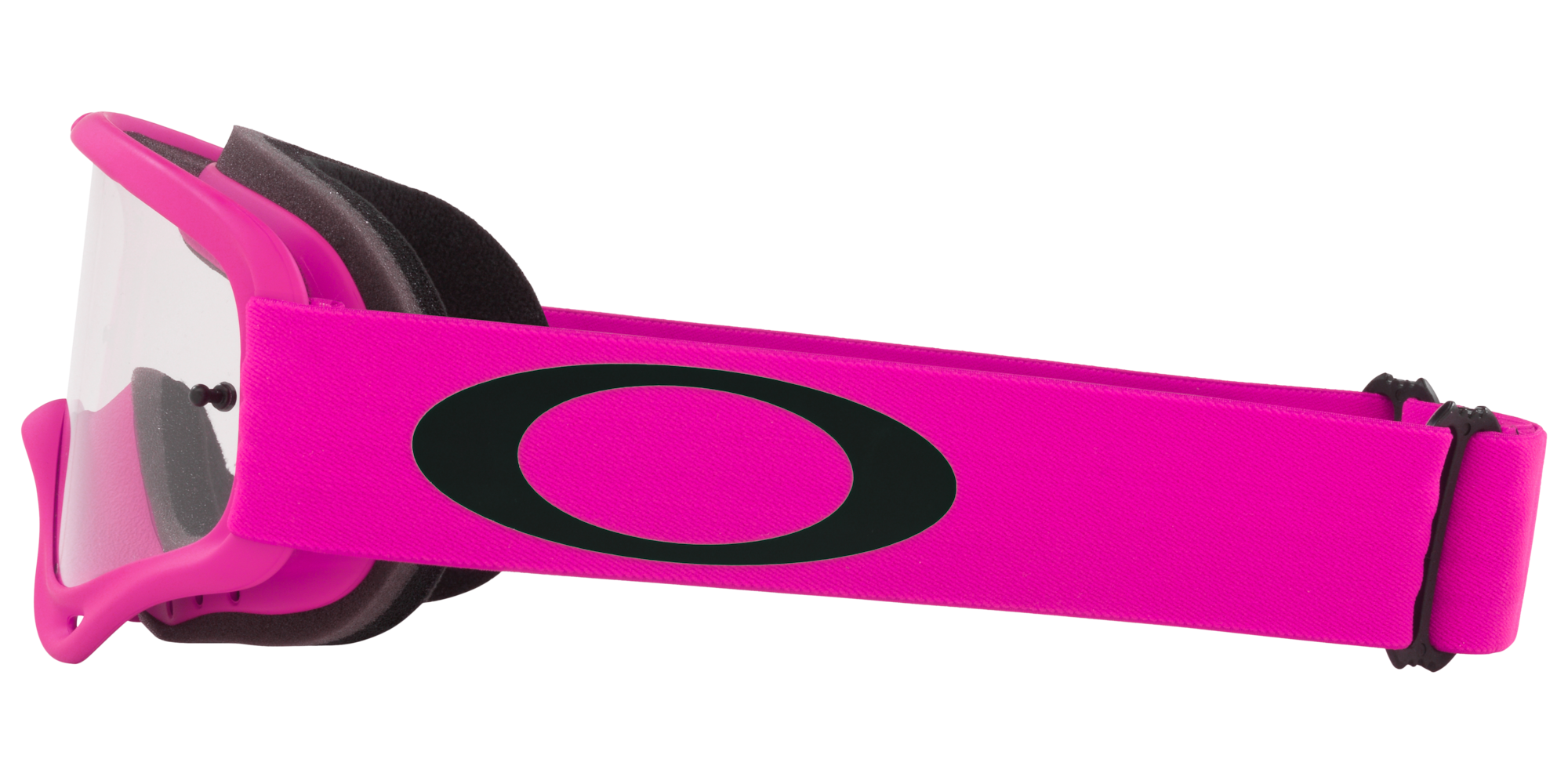 Oakley O-Frame® XS MX Goggles with Moto Pink Strap and Clear Lenses ...