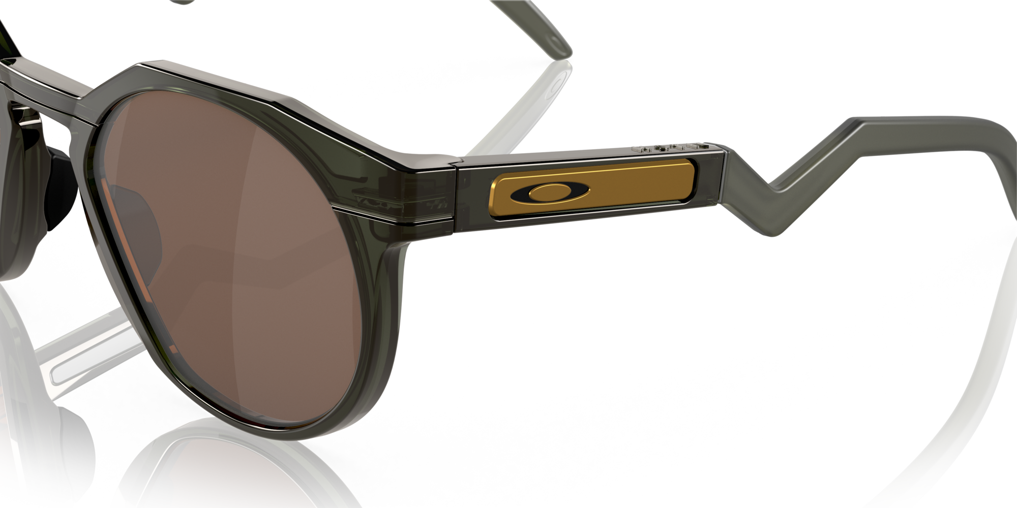 HSTN (Low Bridge Fit) Prizm Tungsten Polarized Lenses, Olive Ink Frame Sunglasses | Oakley® US