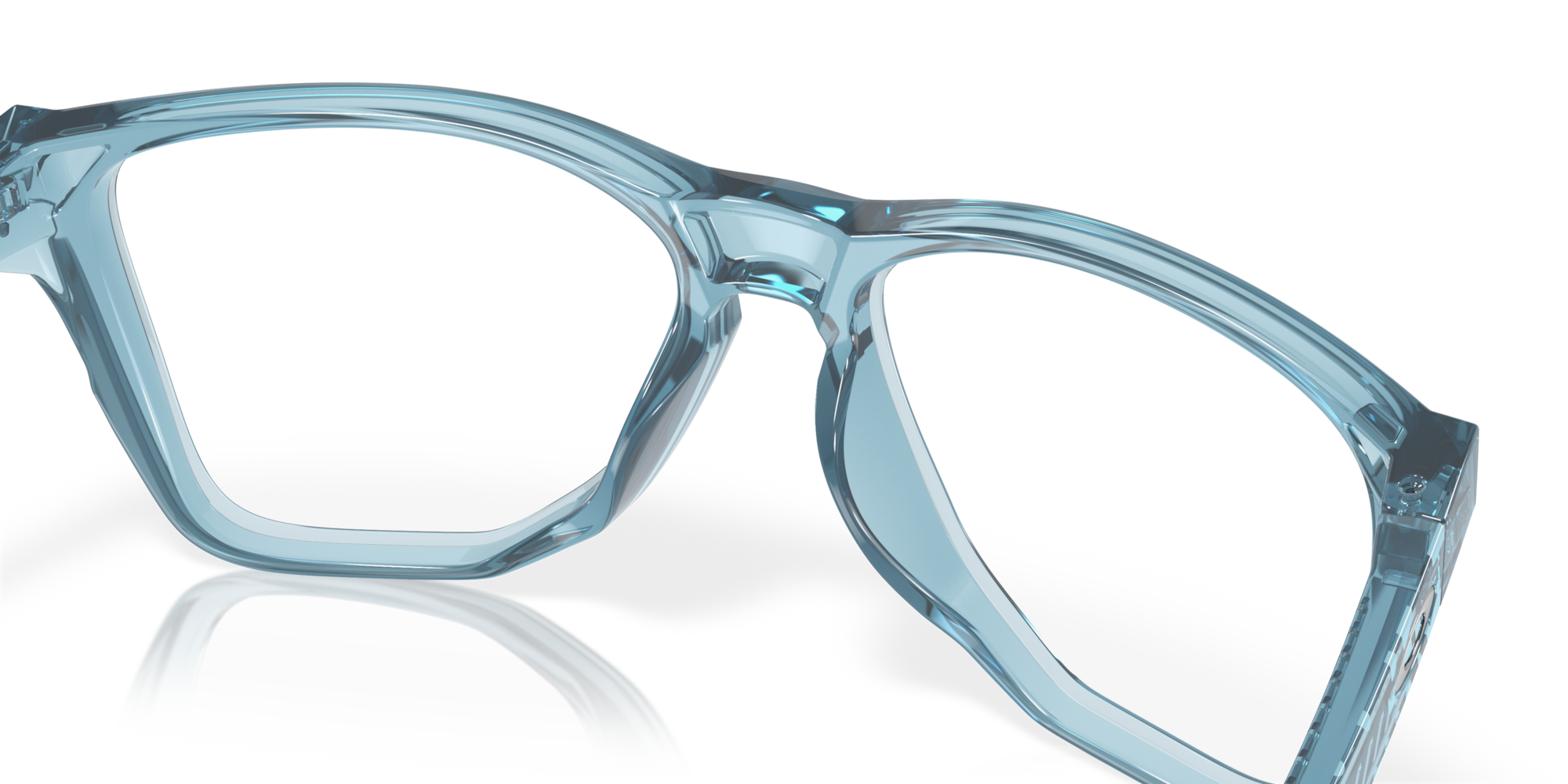 Oakley The Cut Eyeglasses with Polished Trans Stonewash Frame | Oakley® US