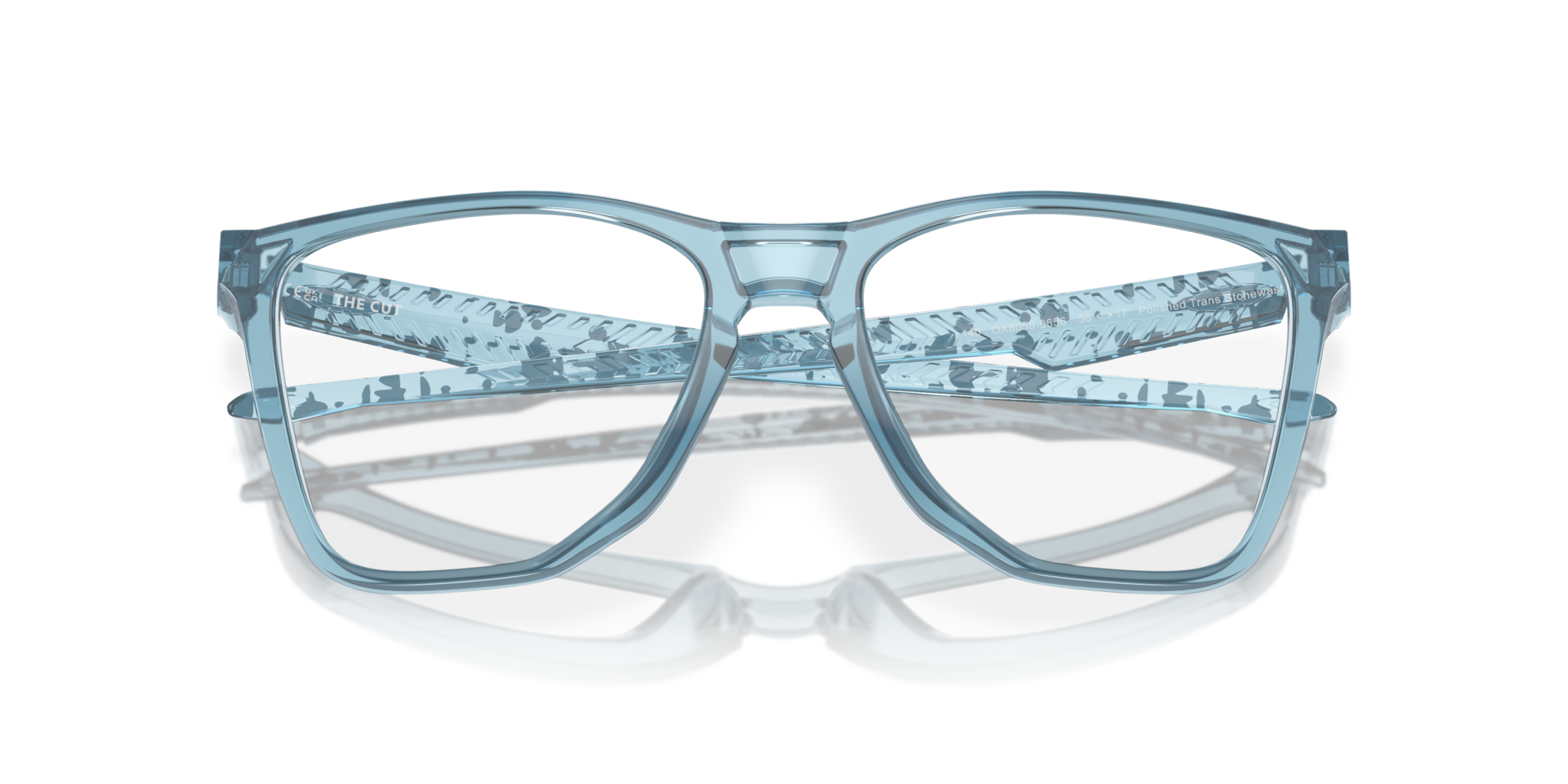 Oakley The Cut Eyeglasses with Polished Trans Stonewash Frame | Oakley® US