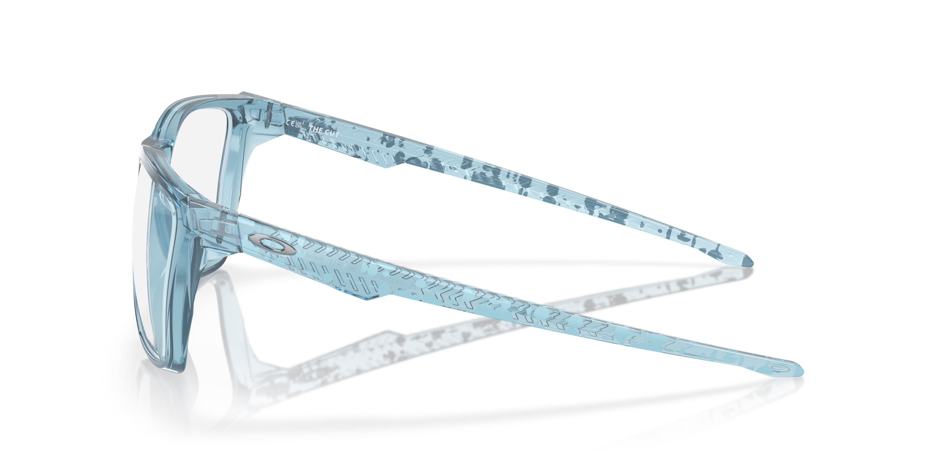 Oakley The Cut Eyeglasses with Polished Trans Stonewash Frame | Oakley® US