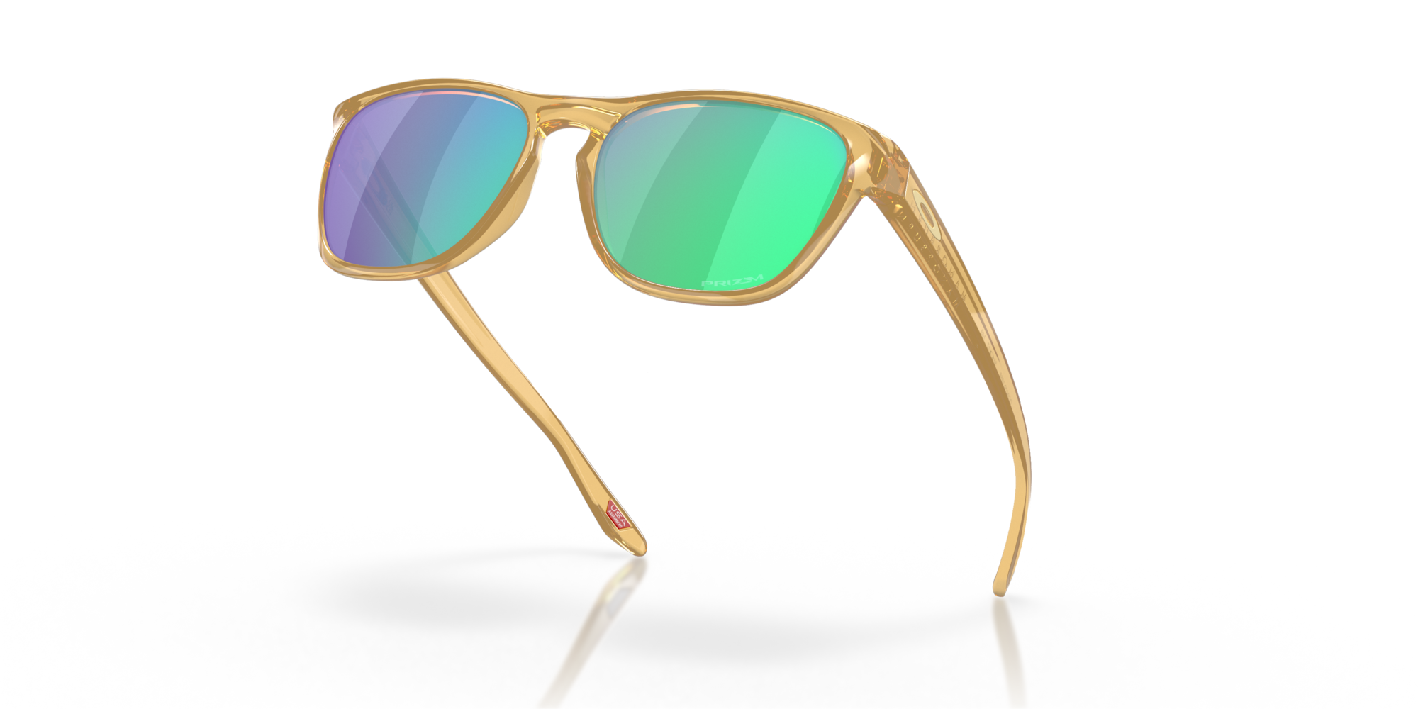 Manorburn Prizm Jade Lenses, Transparent Light Curry Frame Sunglasses ...