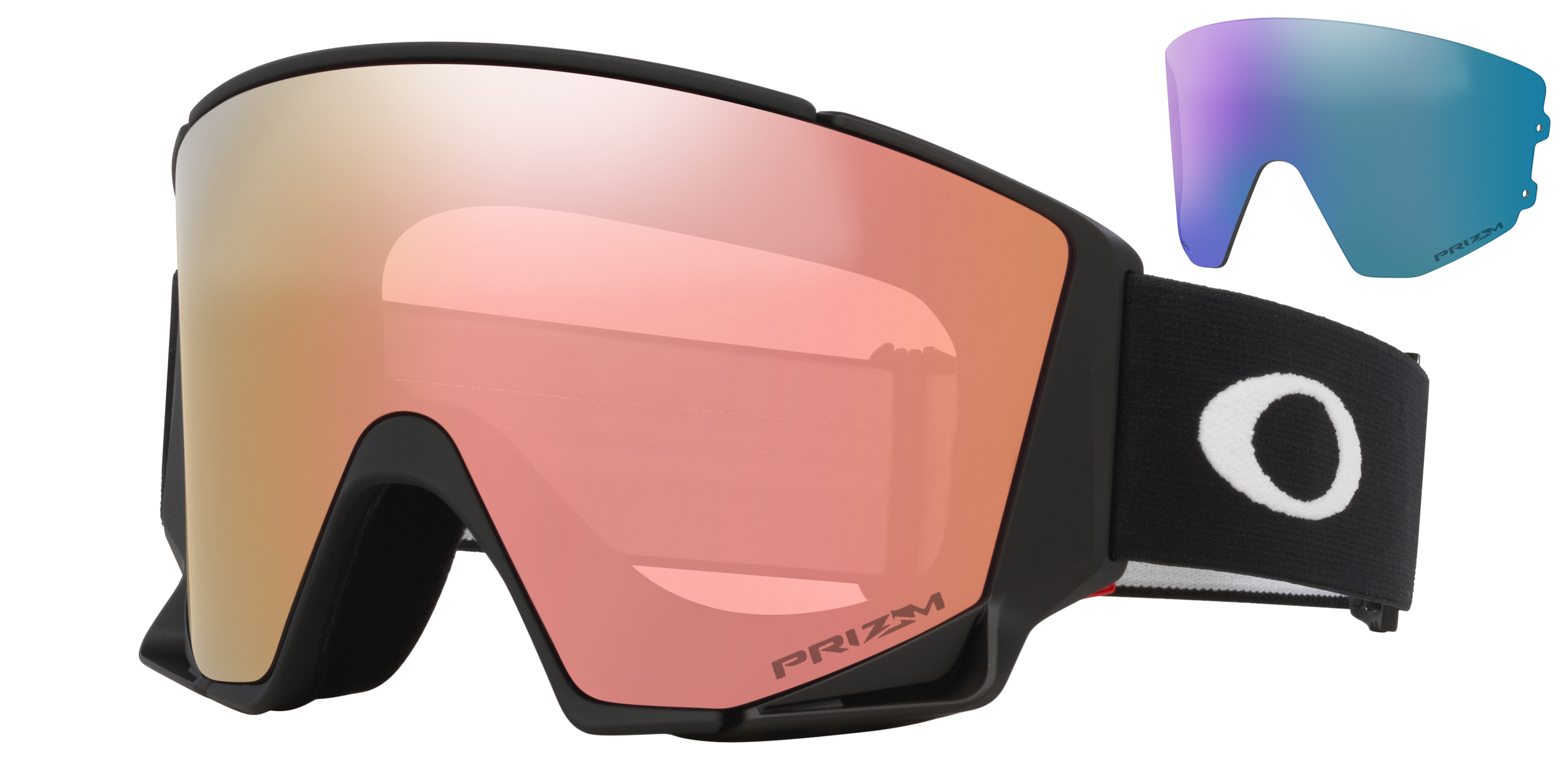 Oakley Flow Scape™ L Snow Goggles - Matte Black - Prizm Rose Gold ...