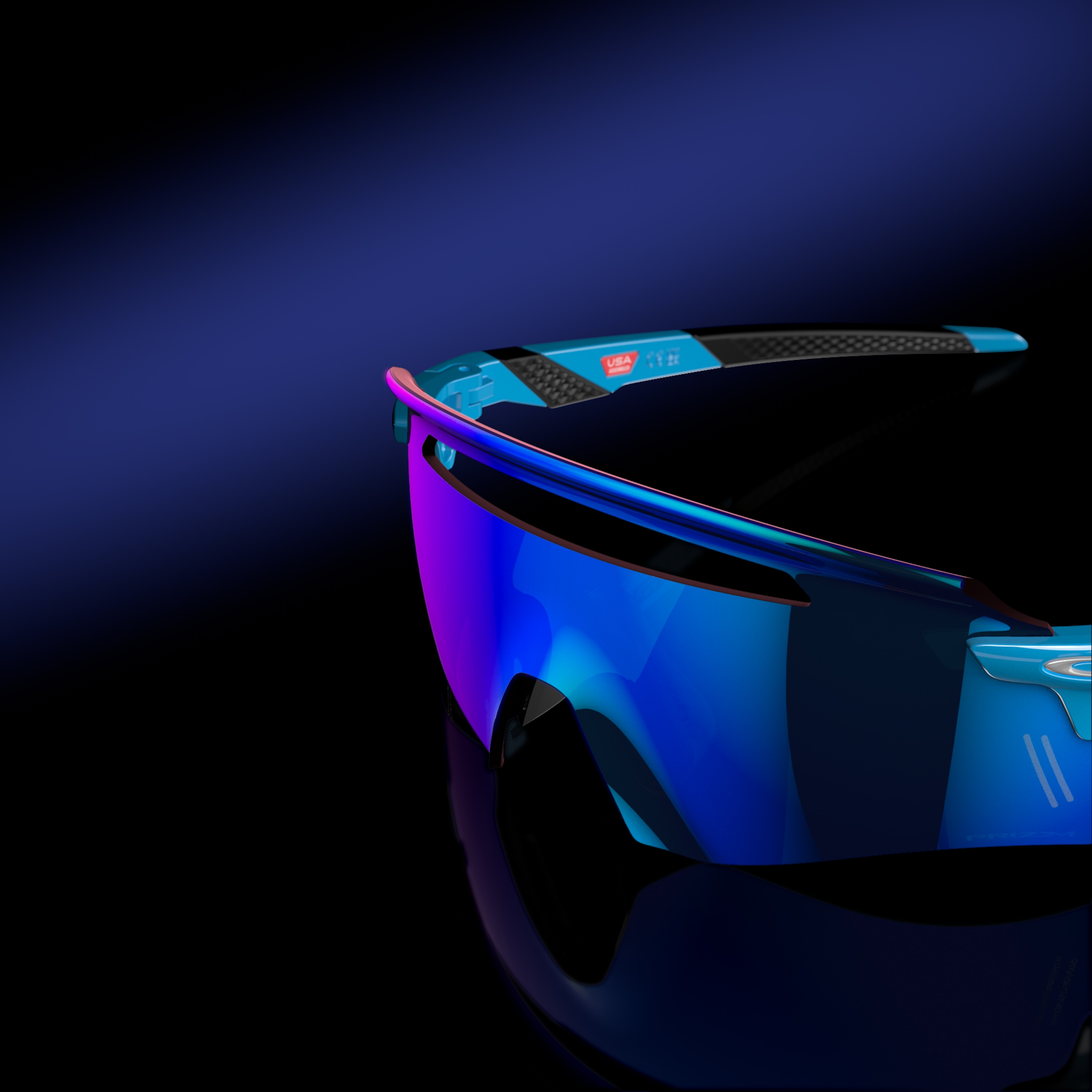 Encoder™ Squared Prizm Sapphire Lenses, Sky Blue Frame Sunglasses ...