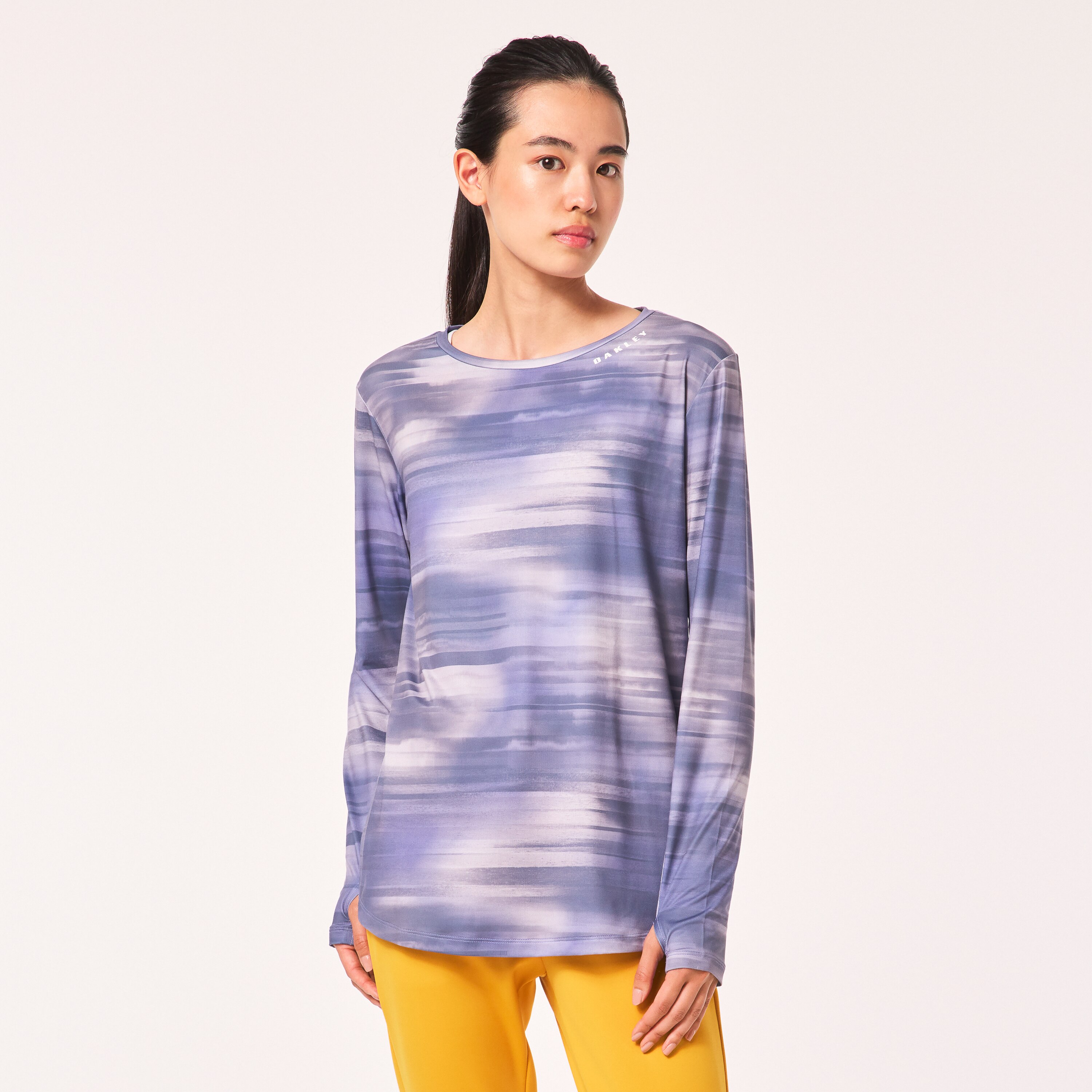 Oakley Radiant Evofree Prompt L/S Tee 6.0 - Blue Storm Print | Oakley® 日本