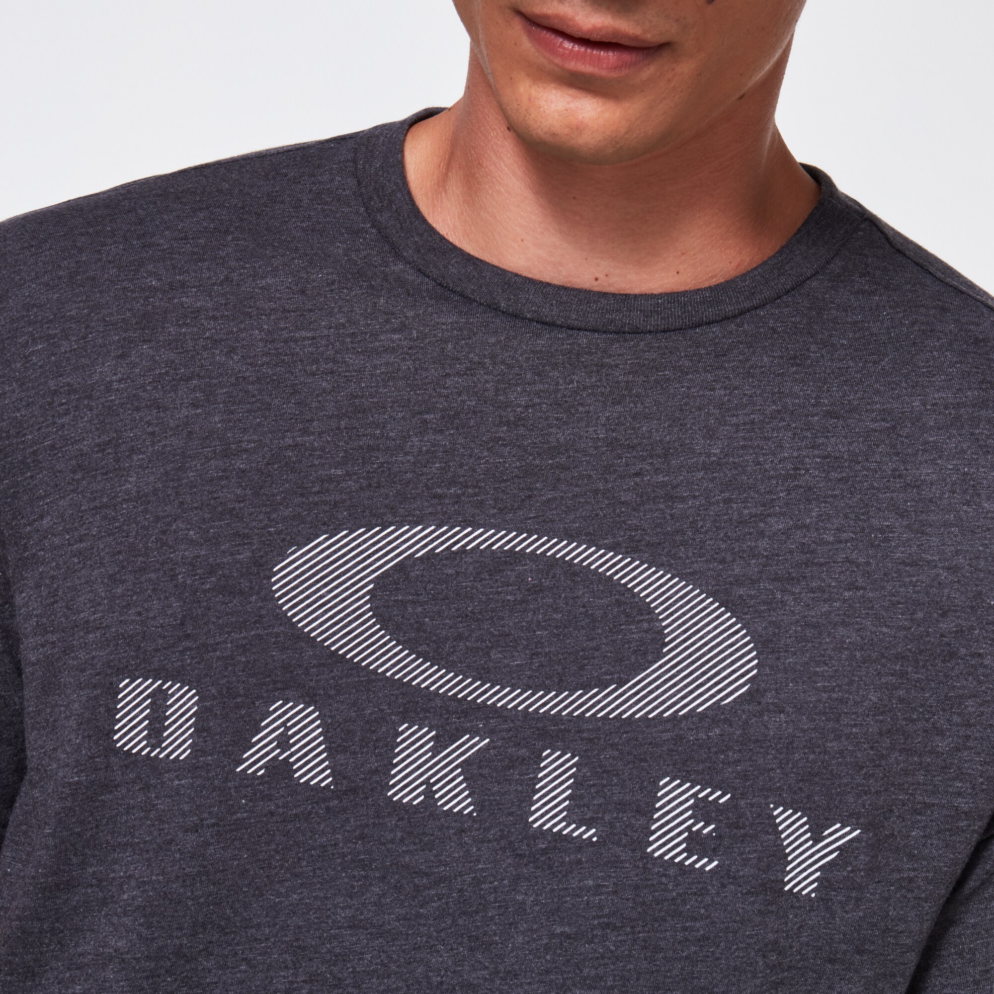 Oakley Bark Oakley SS Tee - Blackout Light Heather | Oakley® US