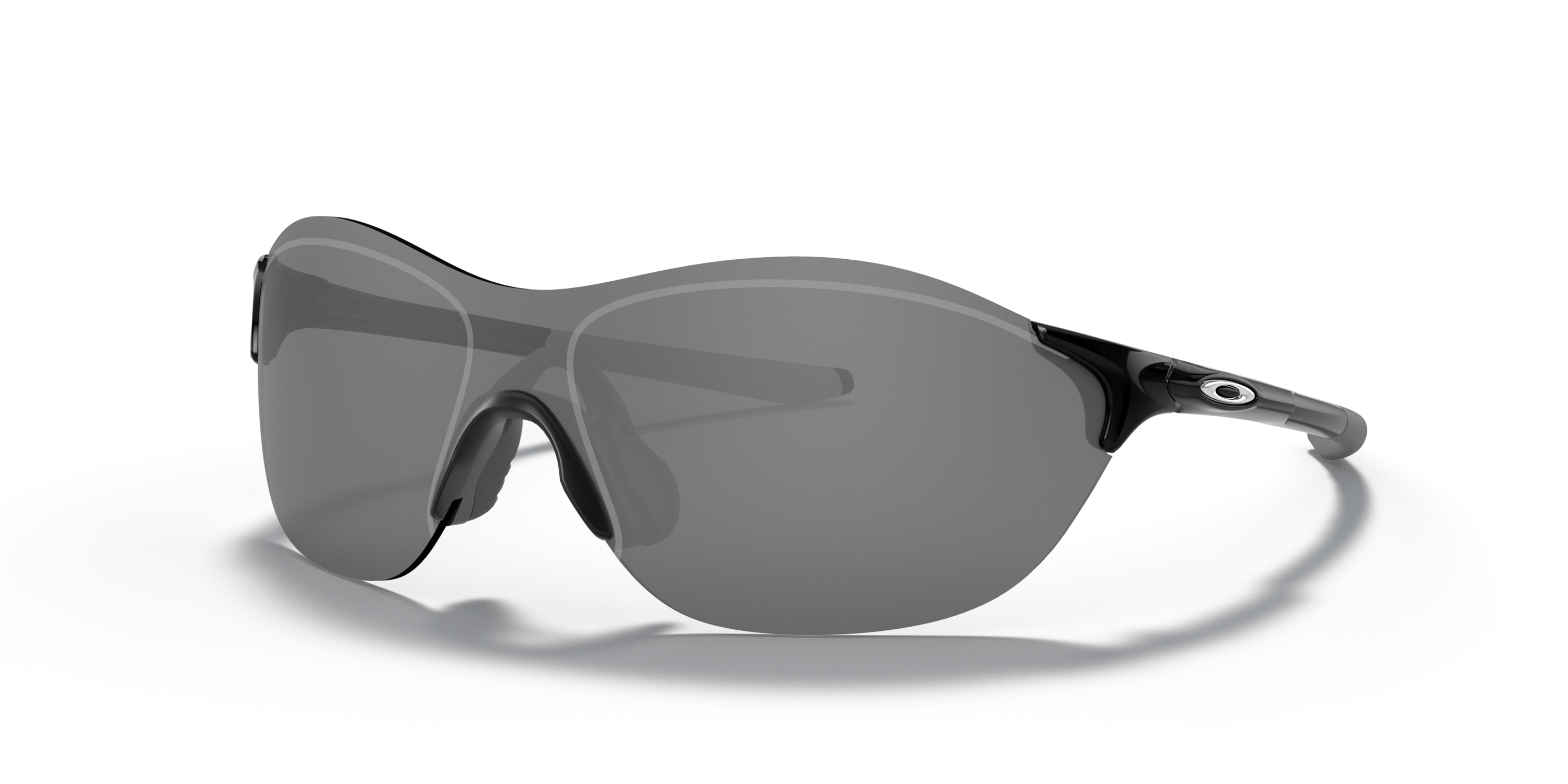 オークリー EVZero™ Swift (Low Bridge Fit)サングラス Polished BlackフレームとBlack ...