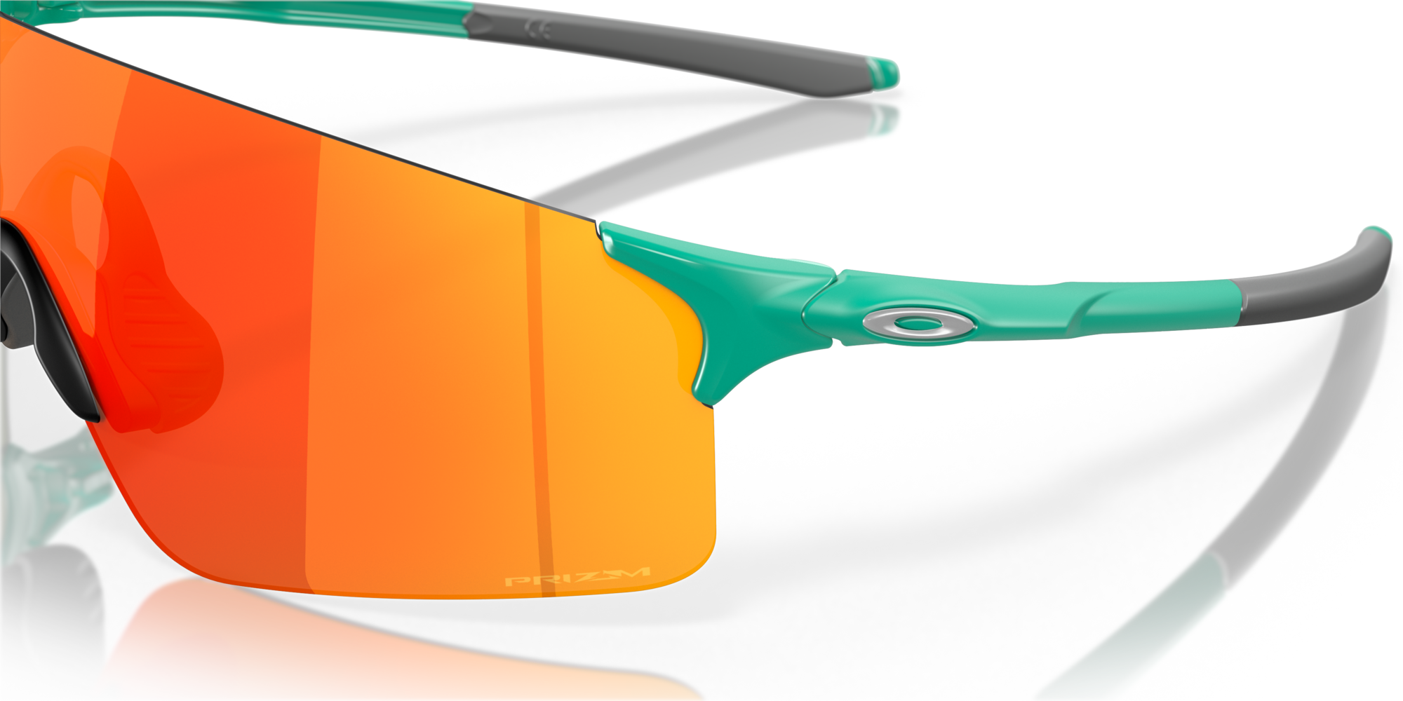 EVZero™ Blades (Low Bridge Fit) Prizm Ruby Lenses, Matte Celeste Frame ...