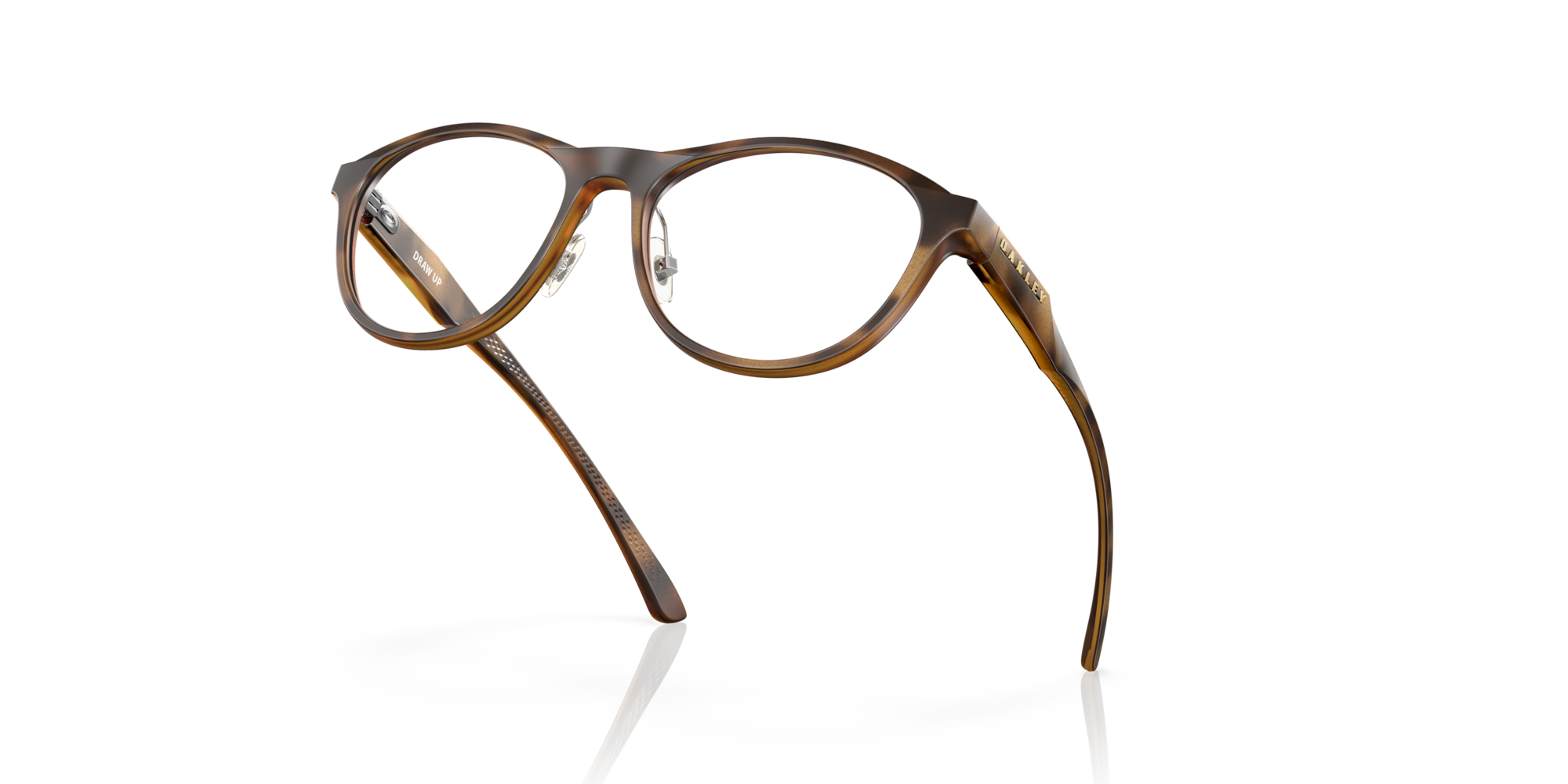 Draw Up Satin Brown Tortoise Eyeglasses | Oakley® US