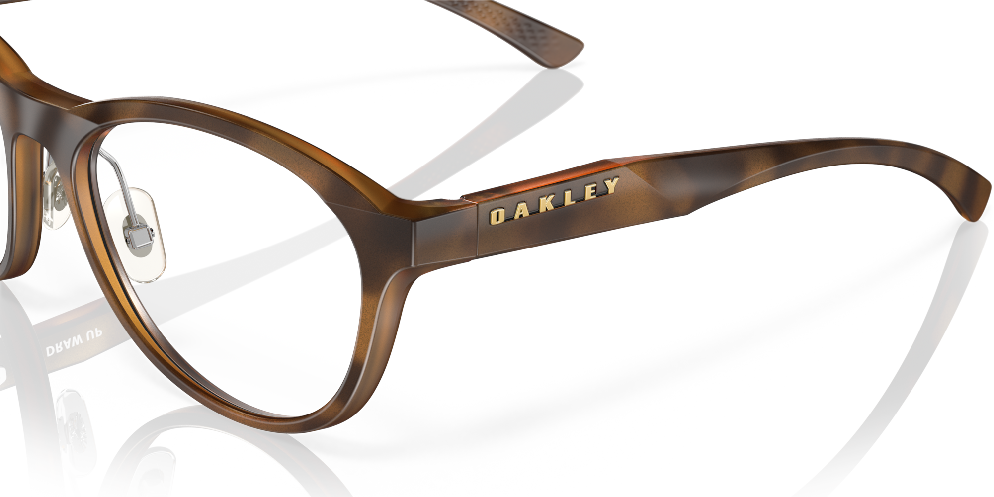 Draw Up Satin Brown Tortoise Eyeglasses | Oakley® US