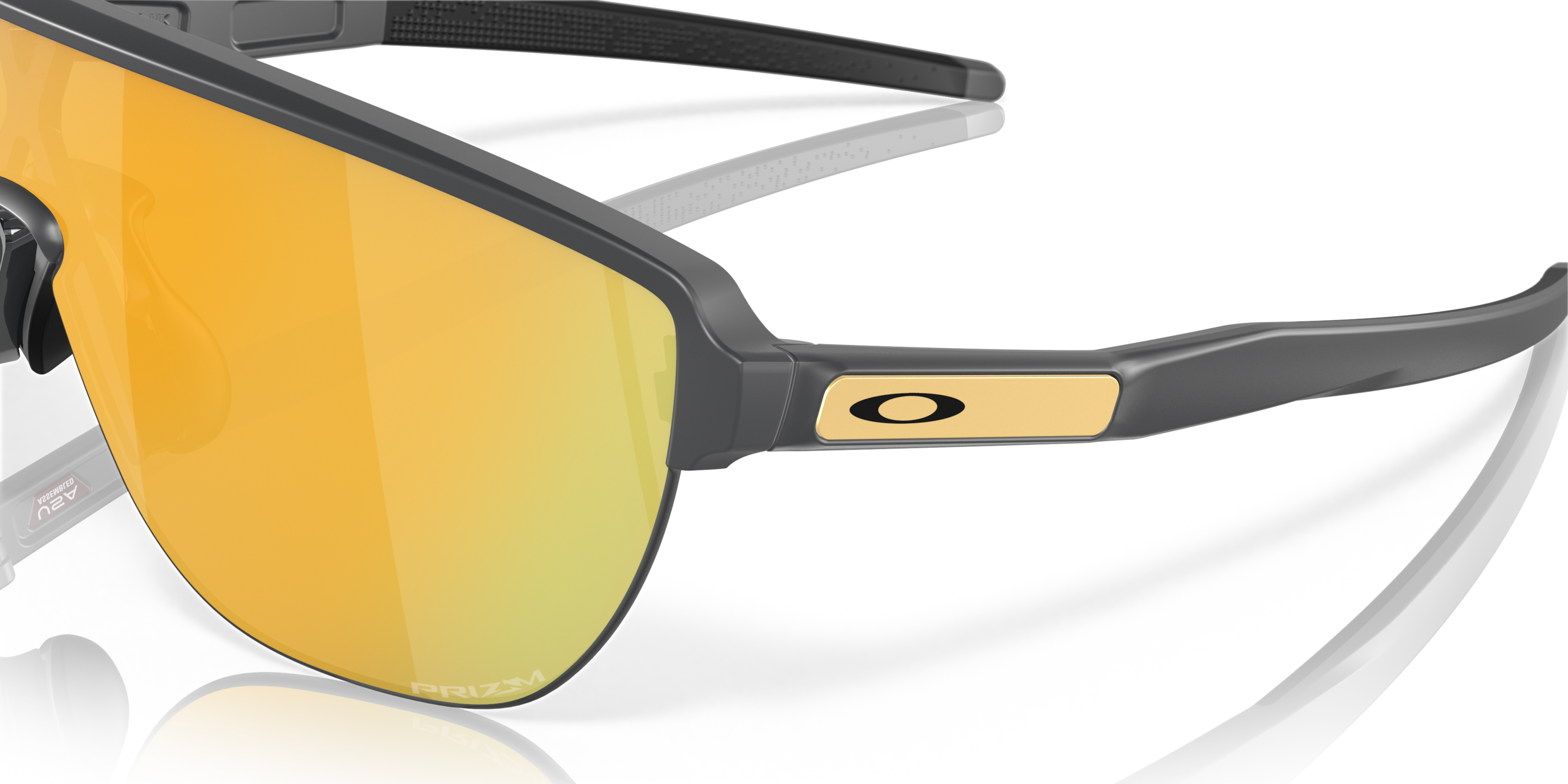 Corridor 24K Iridium Lenses, Matte Carbon Frame Sunglasses | Oakley® US
