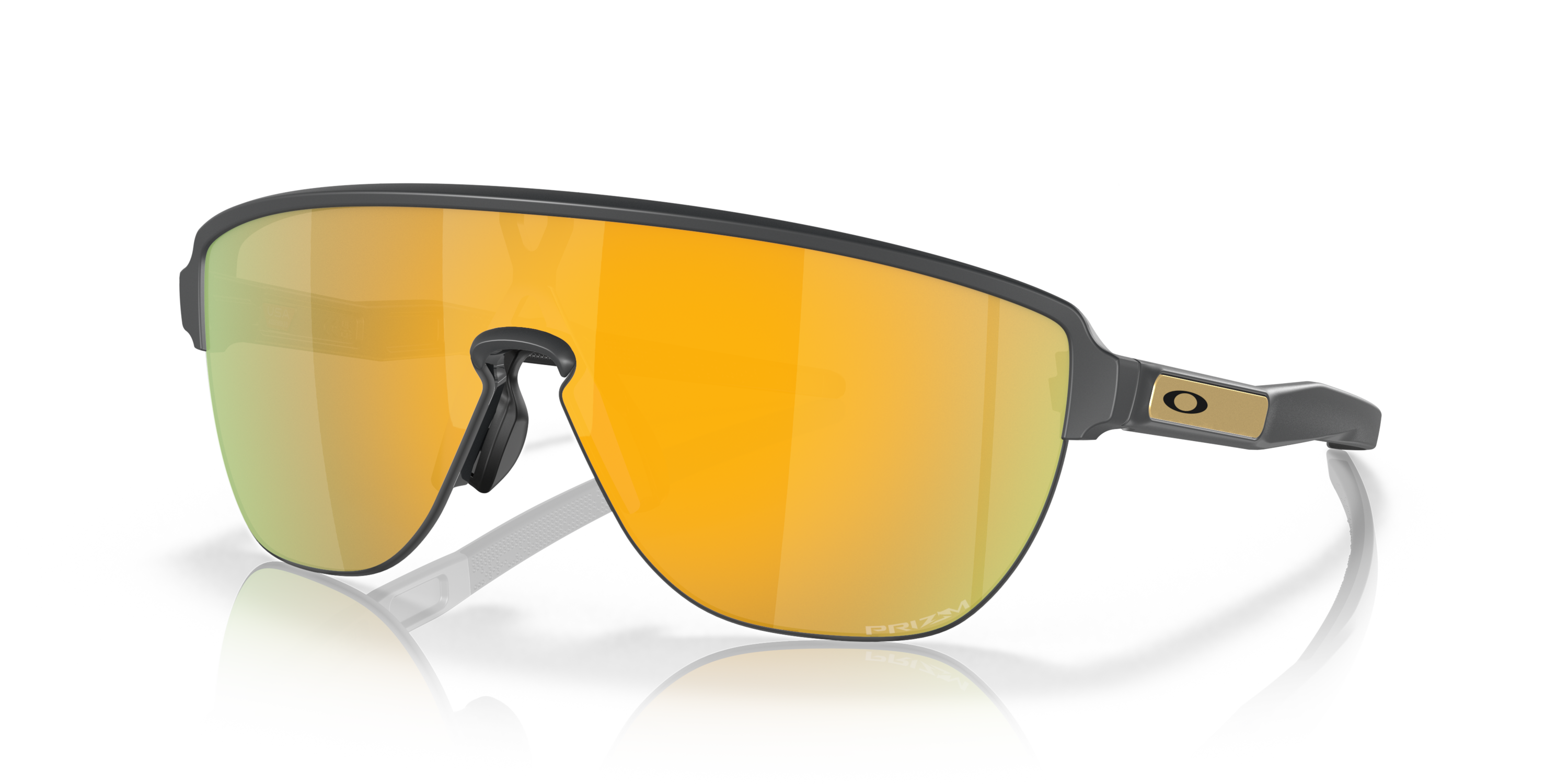 Corridor 24K Iridium Lenses, Matte Carbon Frame Sunglasses | Oakley® US