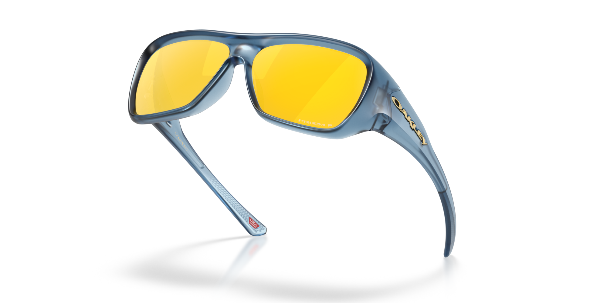 Chaminade Prizm 24K Polarized Lenses, Matte Transparent Abyss Frame ...