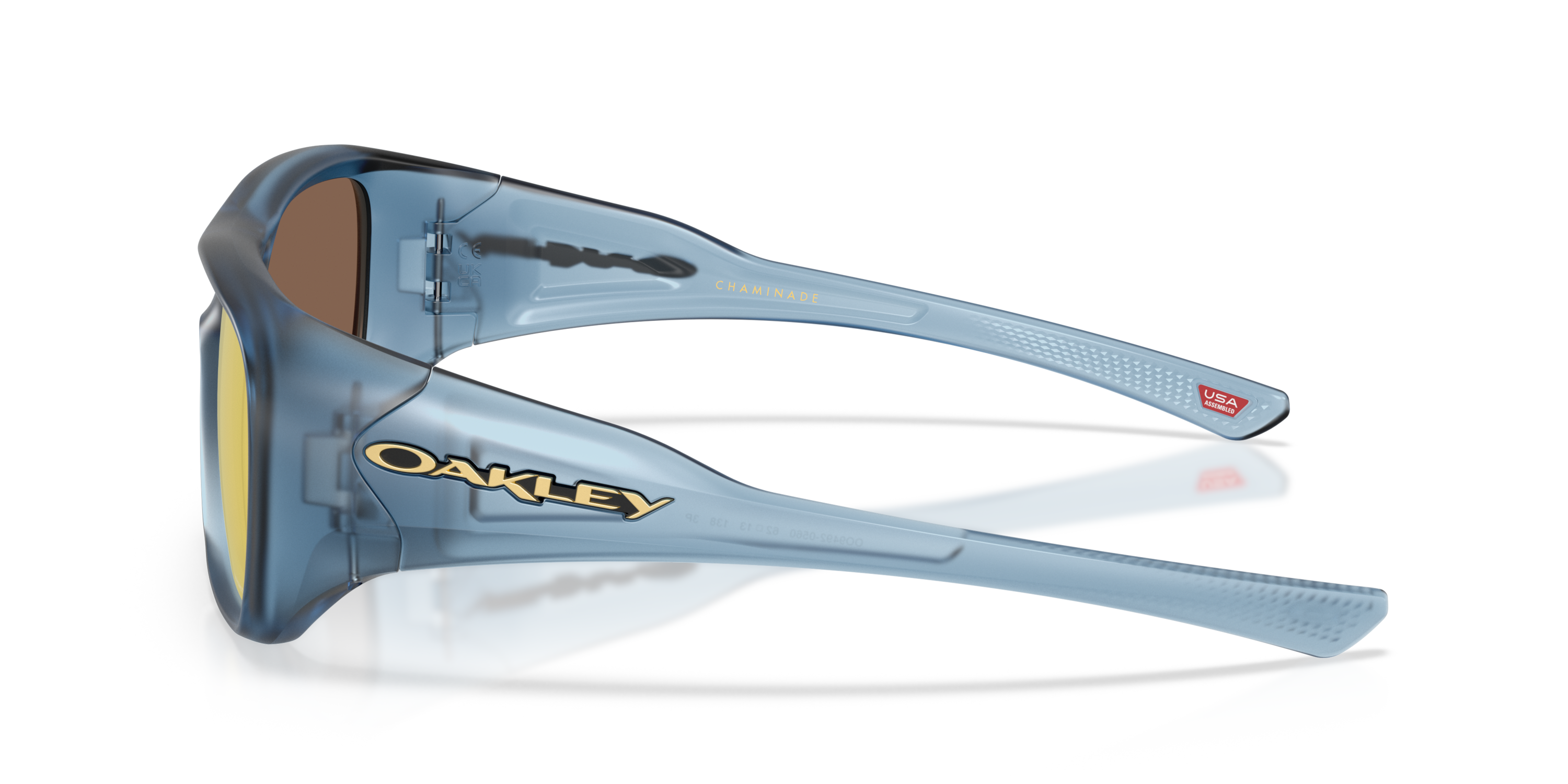 Chaminade Prizm 24K Polarized Lenses, Matte Transparent Abyss Frame ...