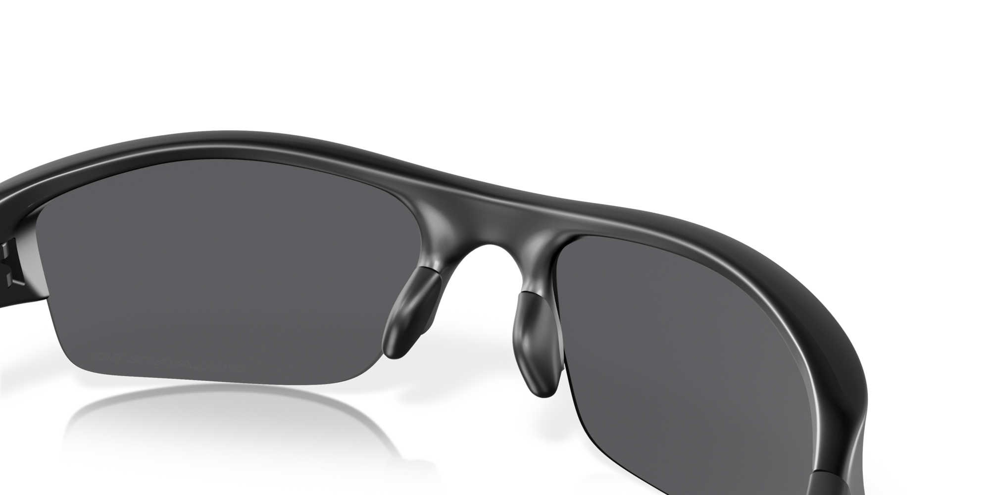 Standard Issue Flak Jacket® Grey Polarized Lenses, Matte Black Frame ...