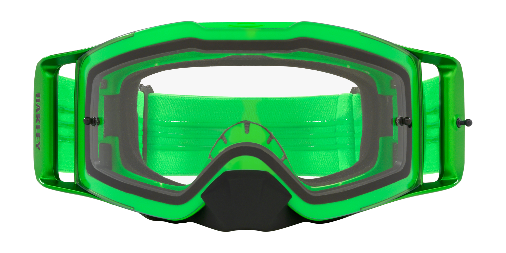 Oakley Front Line™ MX Goggles - Moto Green - Clear - OO7087-81 | Oakley® US